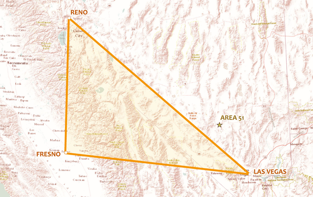 What is the Nevada Triangle? - Expert Psychics